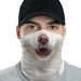 Samoyed Dog Neck Gaiter, Dog Face Mask, Samoyed Costume, Dog Outfit ...