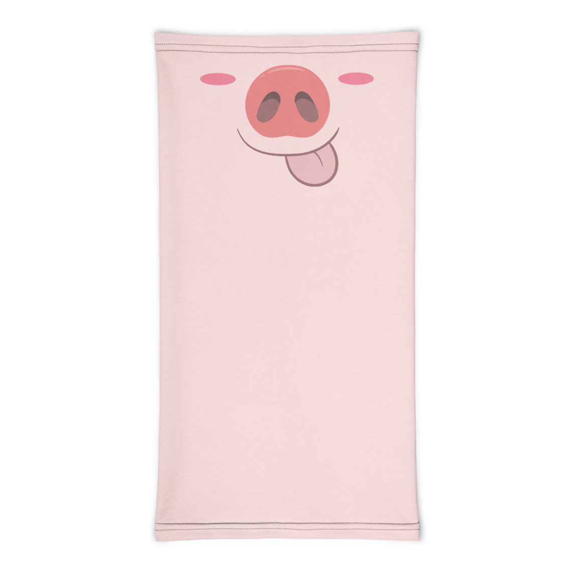 Cute Pig Neck Gaiter, Pig Snout, Washable Face Mask Adult, Breathable ...
