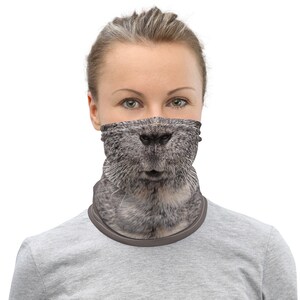 Otter Neck Gaiter, Washable Face Mask Adult, Funny Animal Face Covering ...