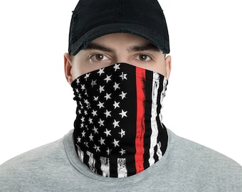 Thin Red Line Mask - Etsy