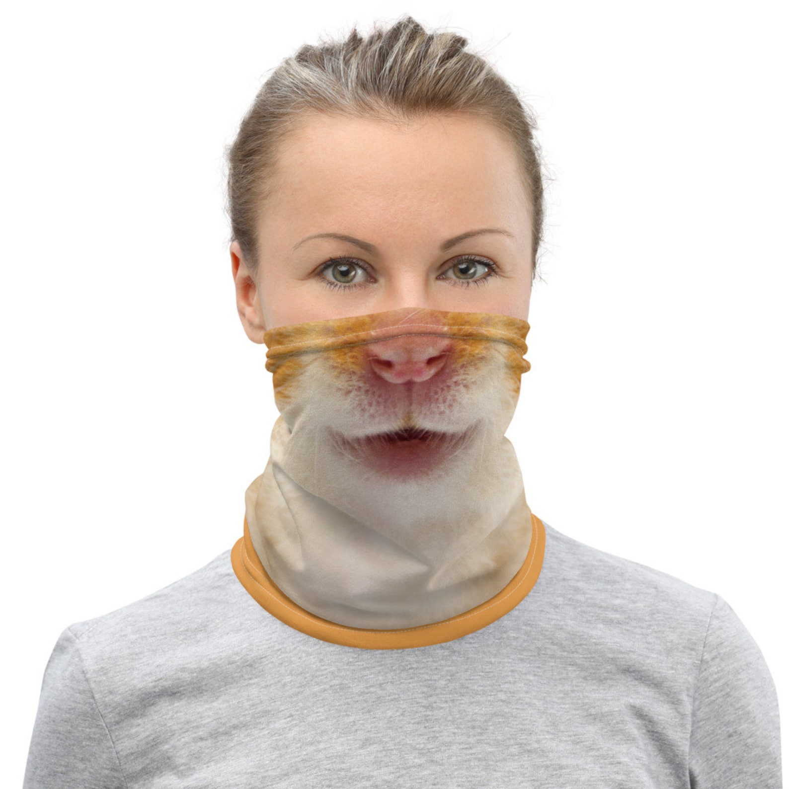 Golden Hamster Face Mask Neck Gaiter Washable & Reusable - Etsy