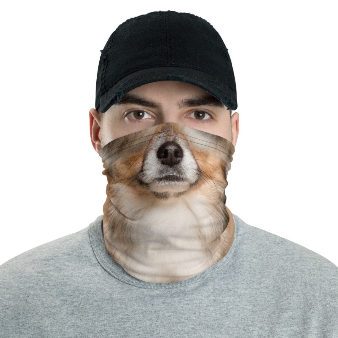 Chihuahua Neck Gaiter, Dog Face Mask, Washable Adult Face Covering ...