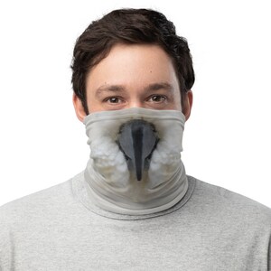 Cockatoo Parrot Face Mask, Neck Gaiter, Washable & Reusable Face ...