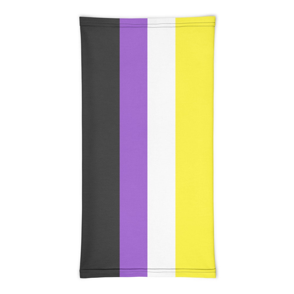 Gender Nonbinary Face Mask NB Enby Pride Flag Neck Gaiter - Etsy
