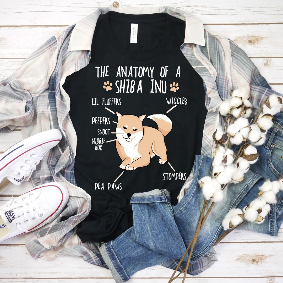 Anatomy of A Shiba Inu | | | Shiba Inu T-shirt | Shiba Inu Gifts ...
