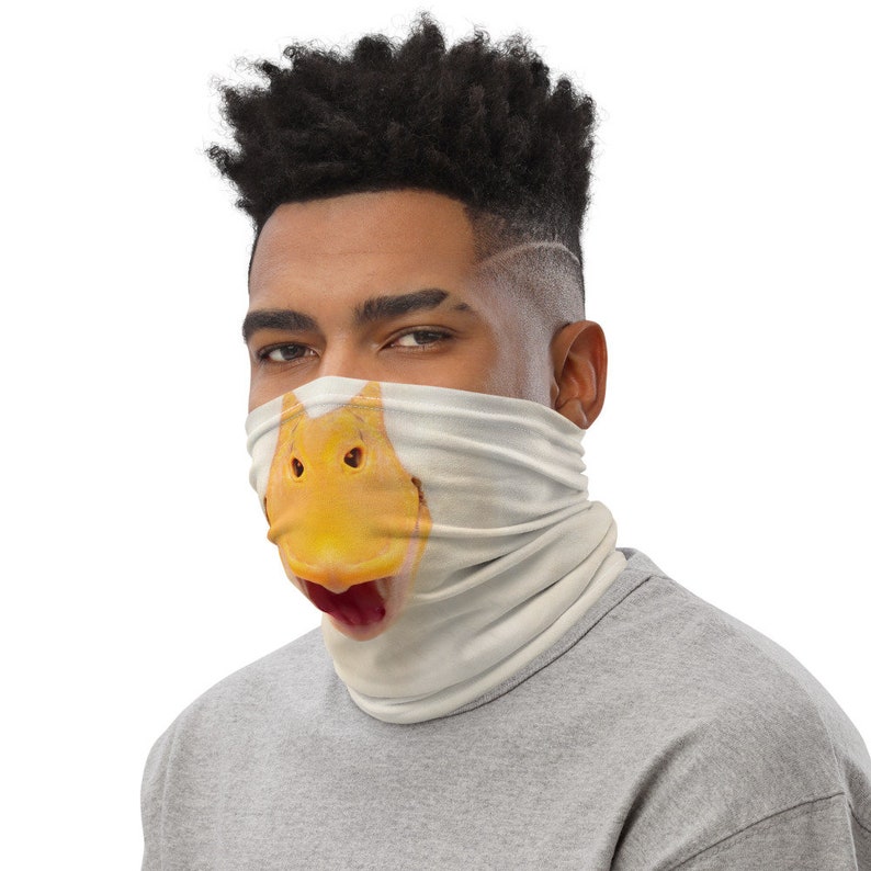 Funny Duck Neck Gaiter Face Mask Washable Reusable Face - Etsy