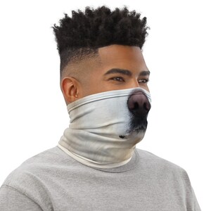 Great Pyrenees Dog Face Mask & Neck Gaiter, Washable Reusable Face ...