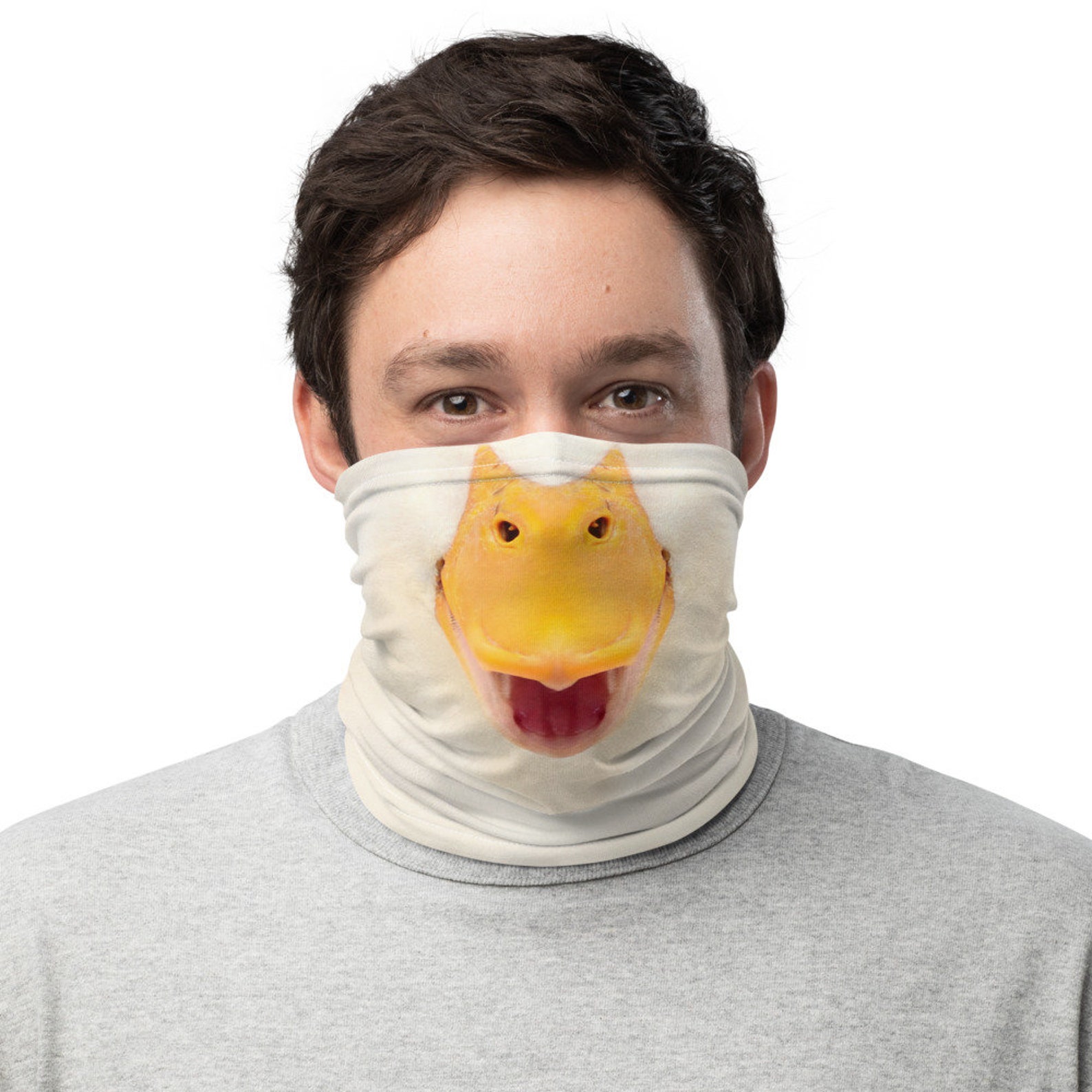 Funny Duck Neck Gaiter Face Mask Washable Reusable Face - Etsy