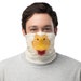Funny Duck Neck Gaiter, Face Mask, Washable Reusable Face Cover, Animal ...