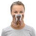 Basset Hound Face Mask & Neck Gaiter, Washable Reusable Face Covering ...