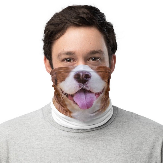 Cavalier King Charles Spaniel Dog Face Mask Neck Gaiter | Etsy