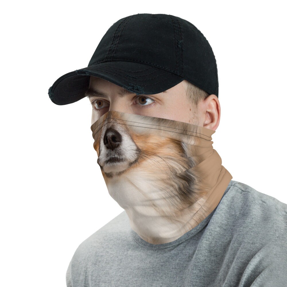 Chihuahua Neck Gaiter, Dog Face Mask, Washable Adult Face Covering ...