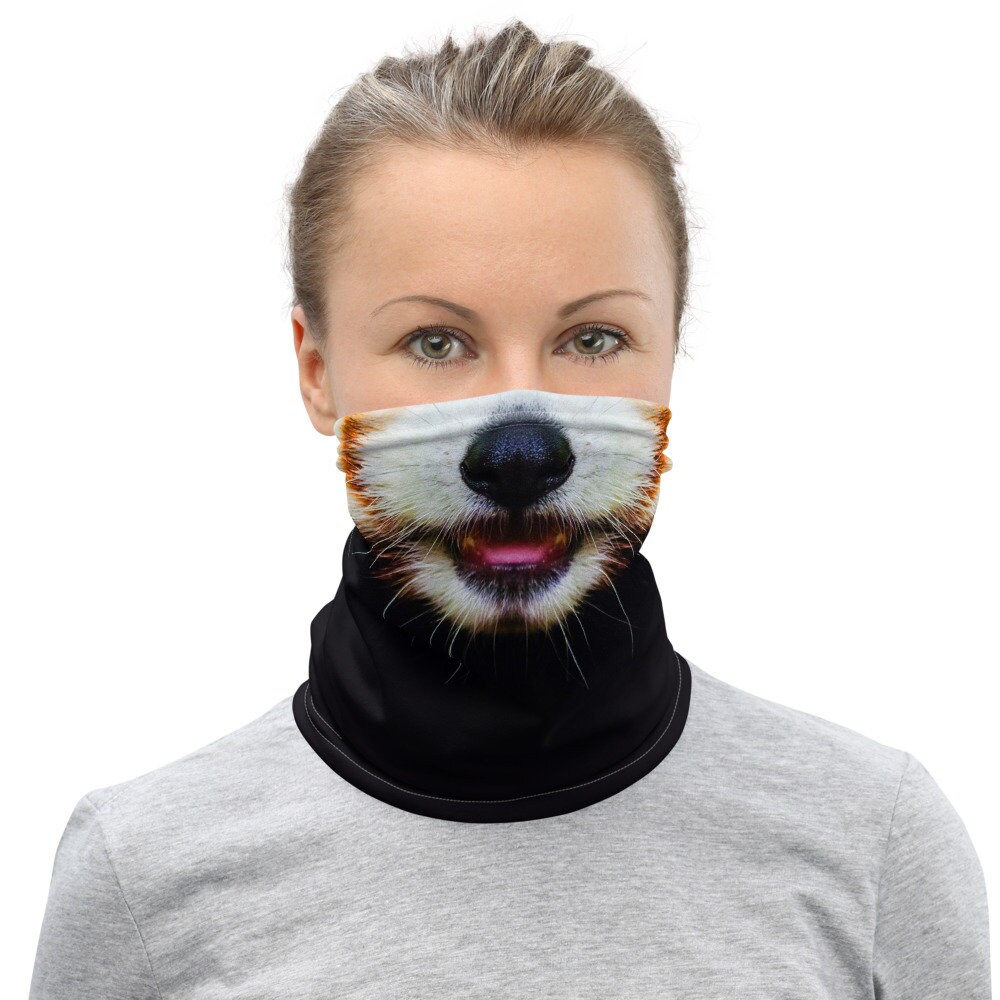 Red Panda Face Mask & Neck Gaiter Washable Reusable Face - Etsy