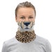 Cheetah Neck Gaiter, Washable Face Mask Adult, Cheetah Print Pattern ...