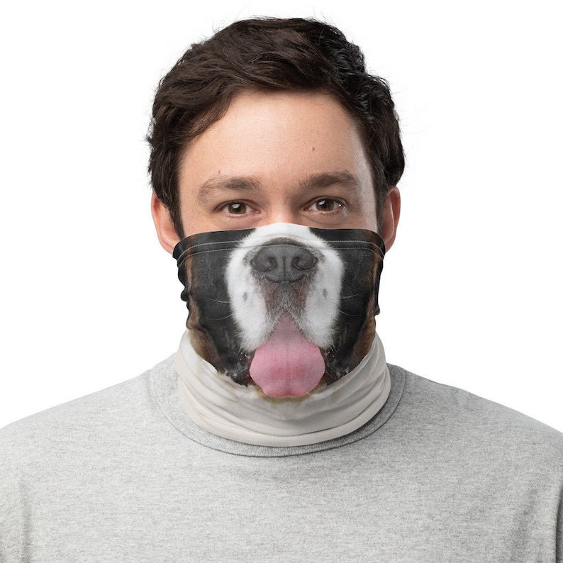 St. Bernard Dog Neck Gaiter Washable Face Mask Adult Saint - Etsy