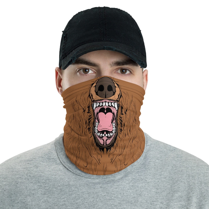 Halloween Scary Bear Mask - Etsy