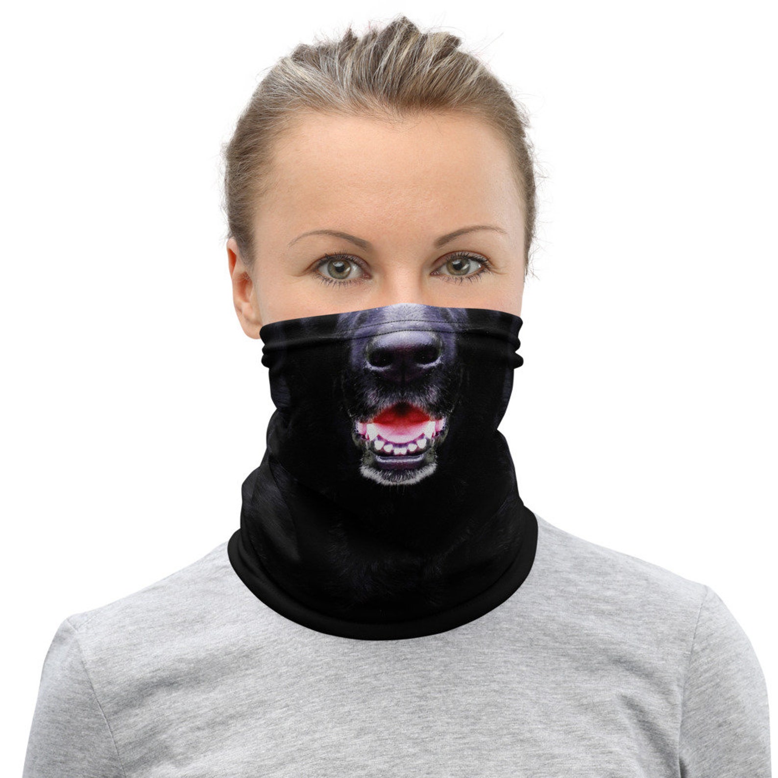 Labrador Retriever Neck Gaiter, Washable Face Mask Adult, Fabric Cloth ...