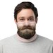 Funny Beard Face Mask, Neck Gaiter for Men Women Adults, Hilarious ...
