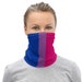 Bisexual Pride Face Mask, Bisexual Flag Neck Gaiter, Tubular Bandana ...