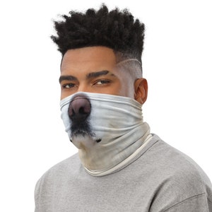 Great Pyrenees Dog Face Mask & Neck Gaiter, Washable Reusable Face ...