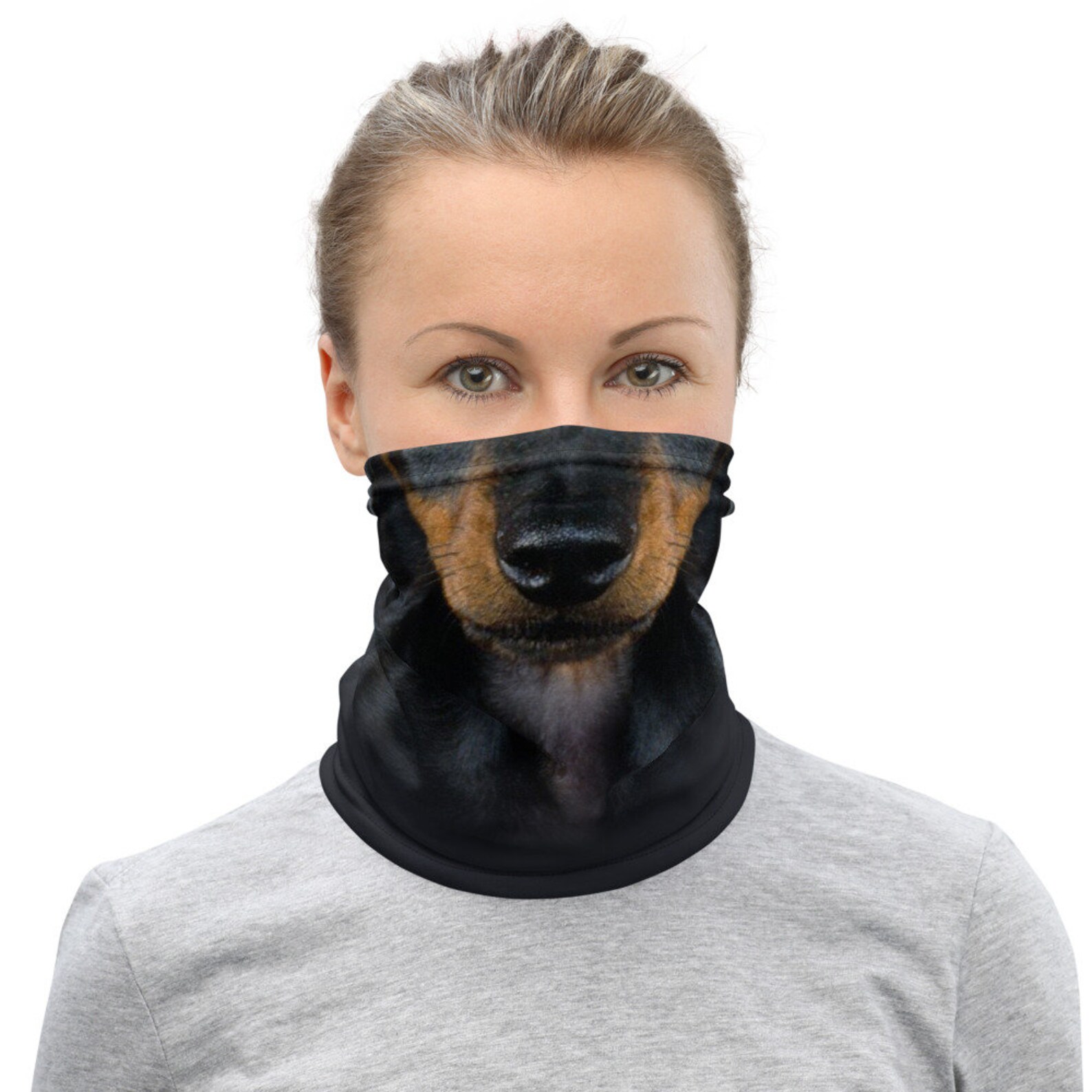 Dachshund Face Mask Dog Neck Gaiter for Men Women Adults | Etsy