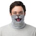 Cute Cat Face Mask, Washable and Reusable Neck Gaiter, Gift for Kitty ...