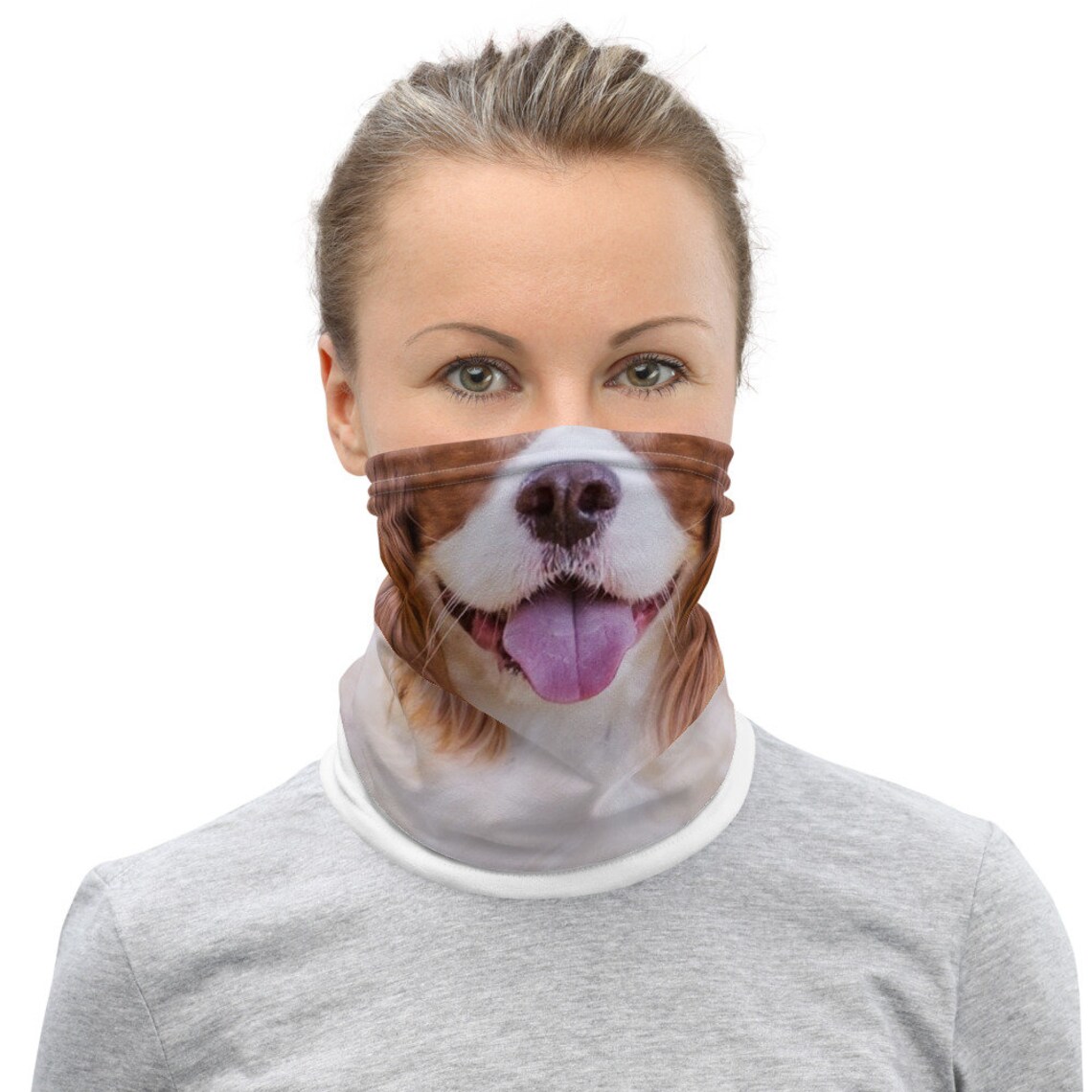 Cavalier King Charles Spaniel Dog Face Mask Neck Gaiter - Etsy