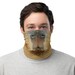 Capybara Face Mask, Unisex Neck Gaiter, Washable Face Covering, Cavy ...