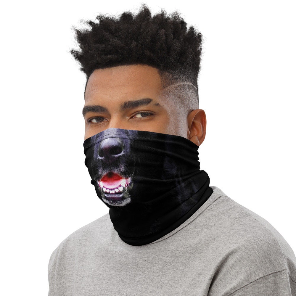 Labrador Retriever Neck Gaiter, Washable Face Mask Adult, Fabric Cloth ...
