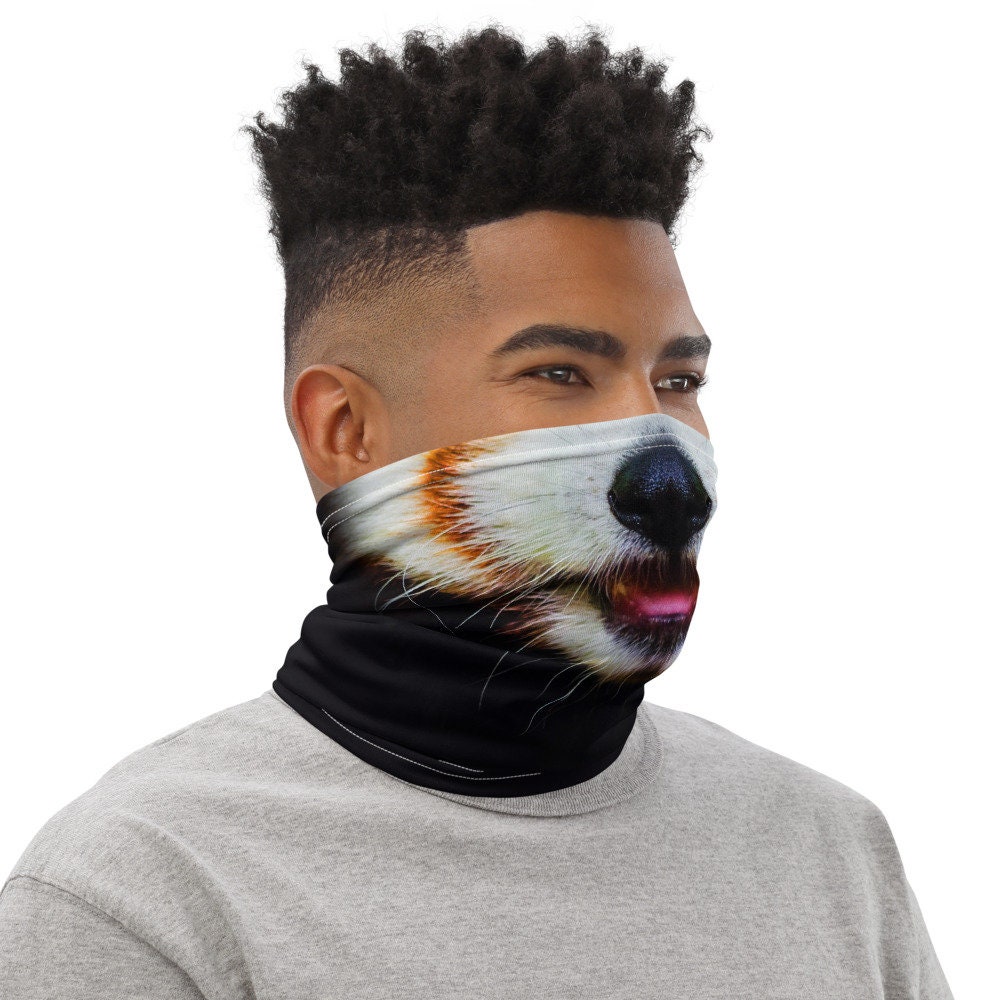 Red Panda Face Mask & Neck Gaiter Washable Reusable Face - Etsy