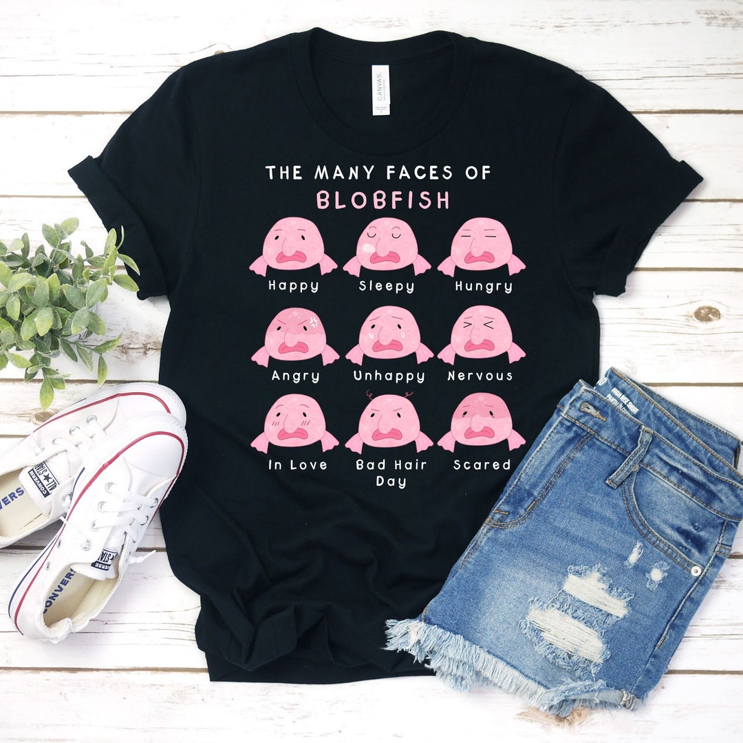 Funny Blobfish Shirt, Blobfish Gift, Blobfish T-shirt, Blob Fish Shirt ...
