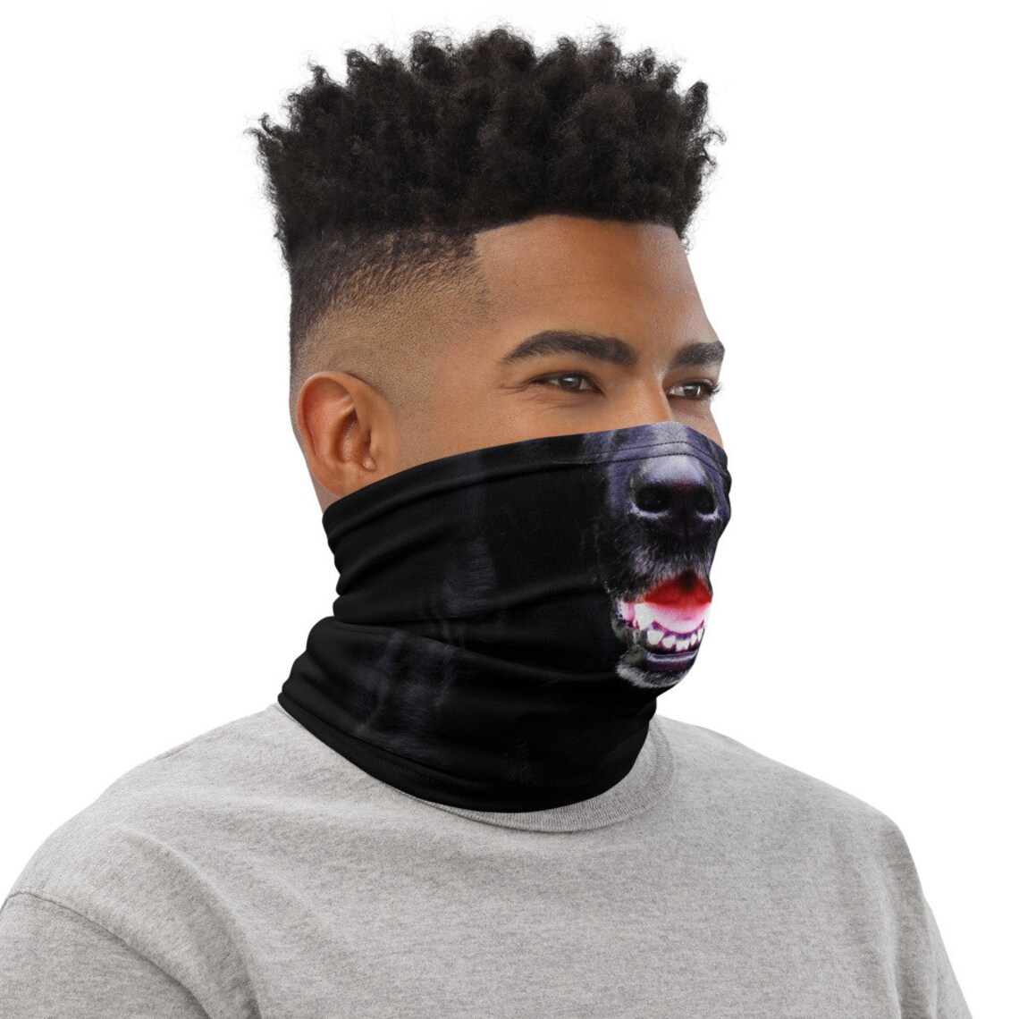 Labrador Retriever Neck Gaiter, Washable Face Mask Adult, Fabric Cloth ...