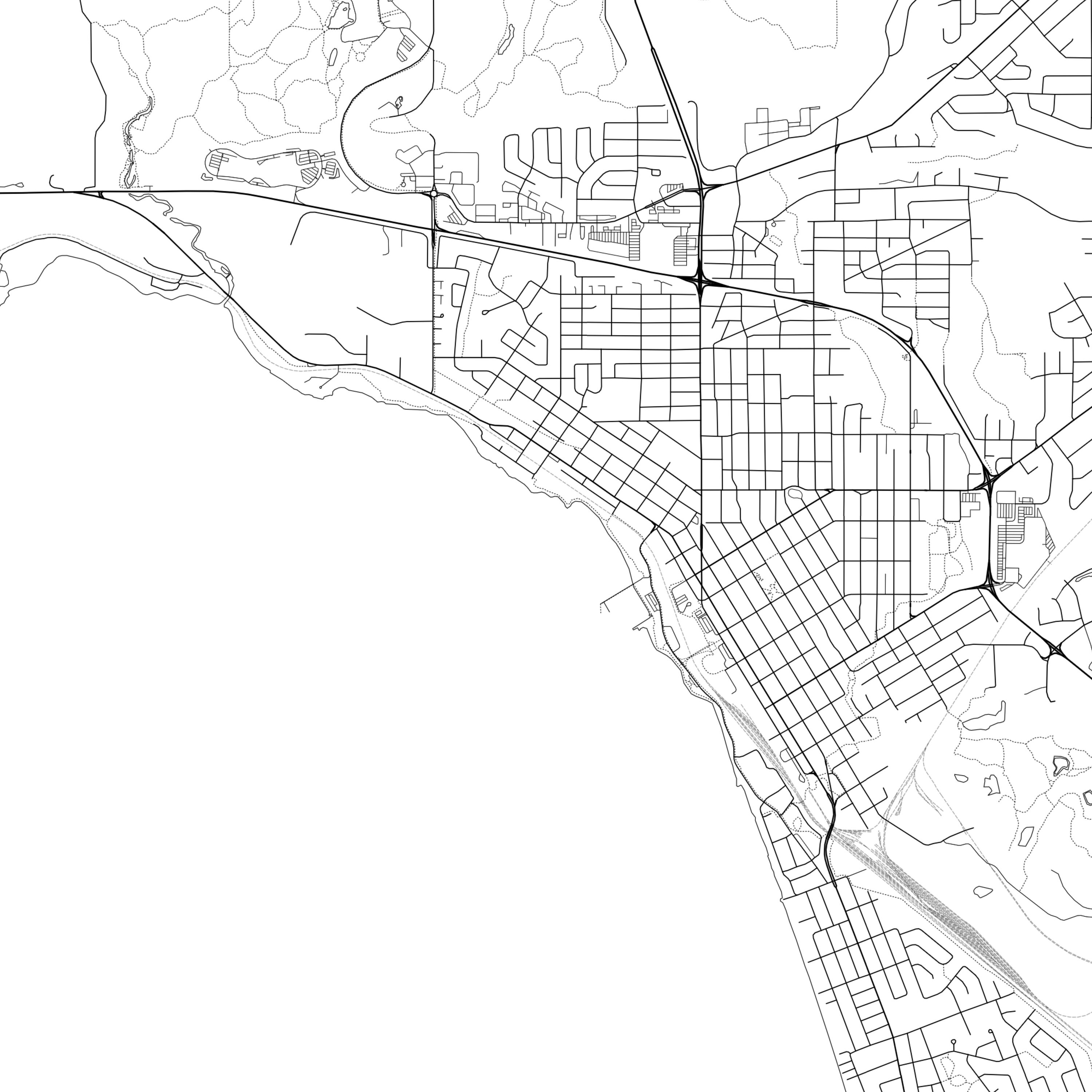 North Bay Map Print North Bay Map Poster Wall Art North Bay | Etsy