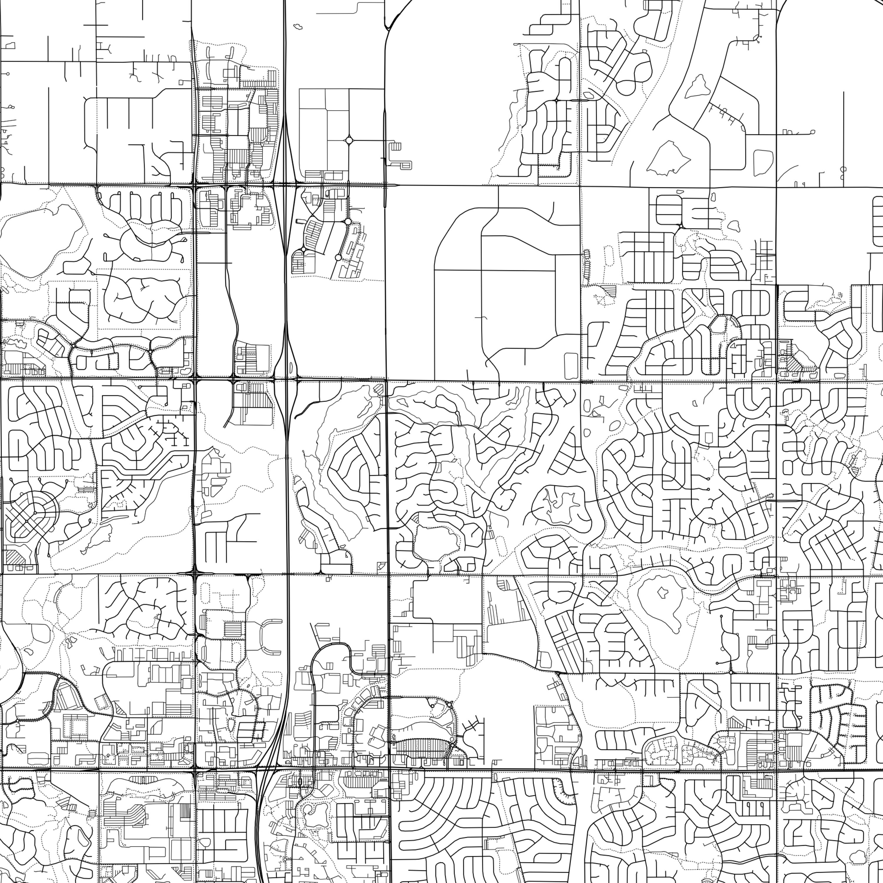 Thornton Map Print Thornton Map Poster Wall Art Co City Map | Etsy