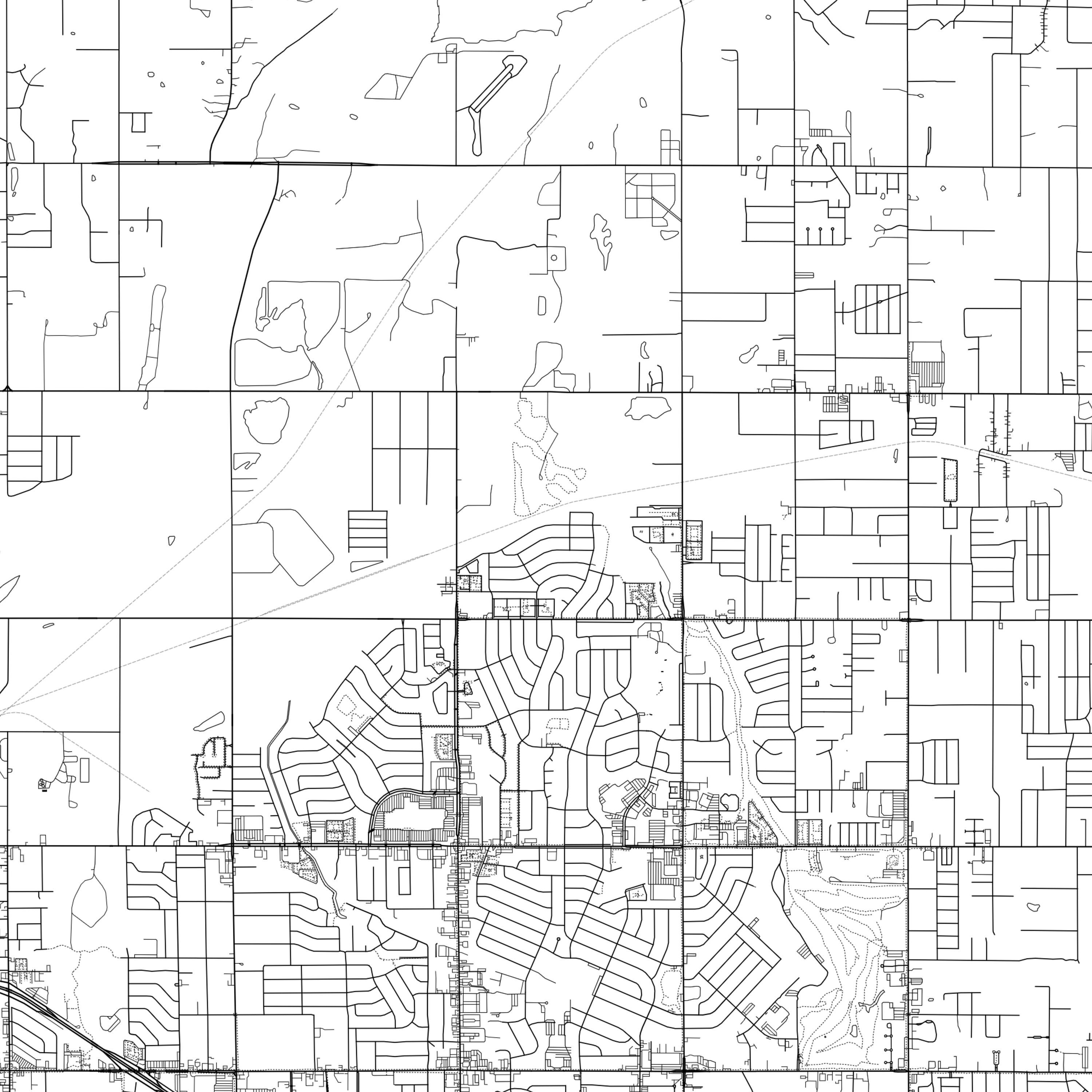 Midwest City Map Print, Midwest City Map Poster Wall Art, Ok City Map ...