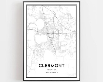 Sebring Map Print Sebring Map Poster Wall Art Fl City Map | Etsy