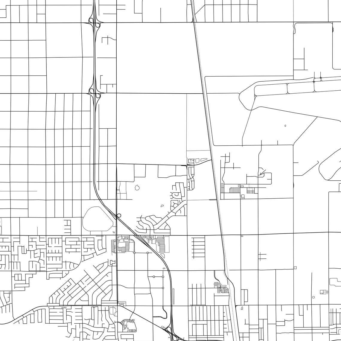 Palmdale Map Print Palmdale Map Poster Wall Art Ca City Map | Etsy