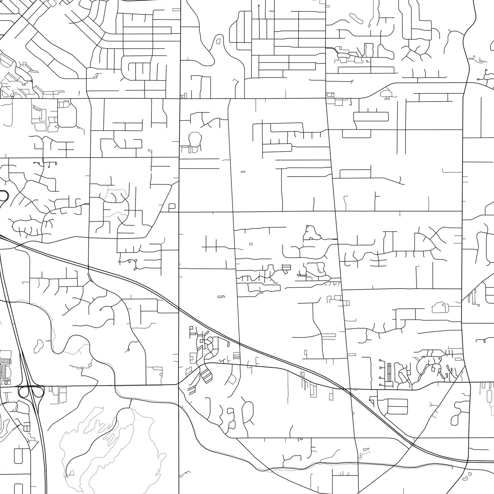 North Royalton Map Print, North Royalton Map Poster Wall Art, Oh City ...