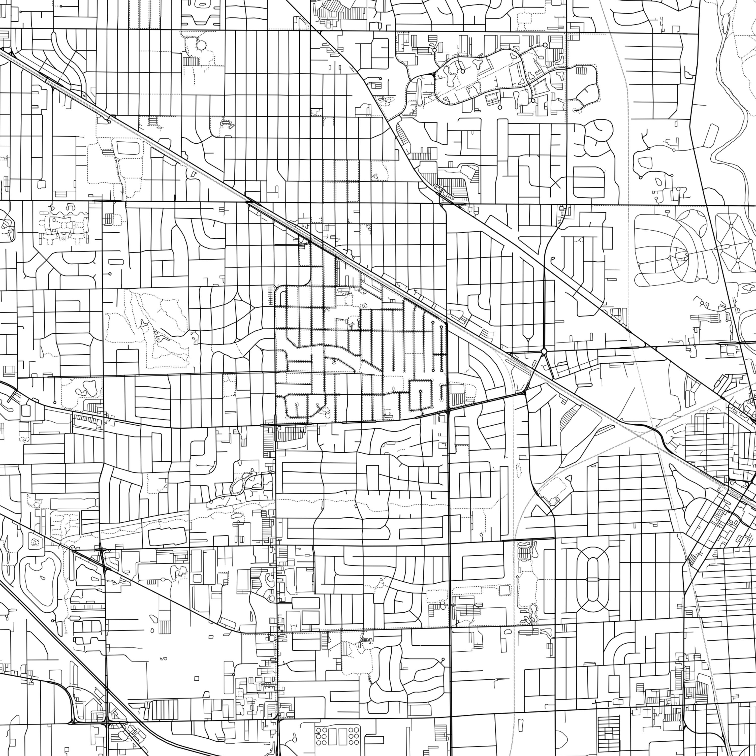 Des Plaines Map Print Des Plaines Map Poster Wall Art Il | Etsy