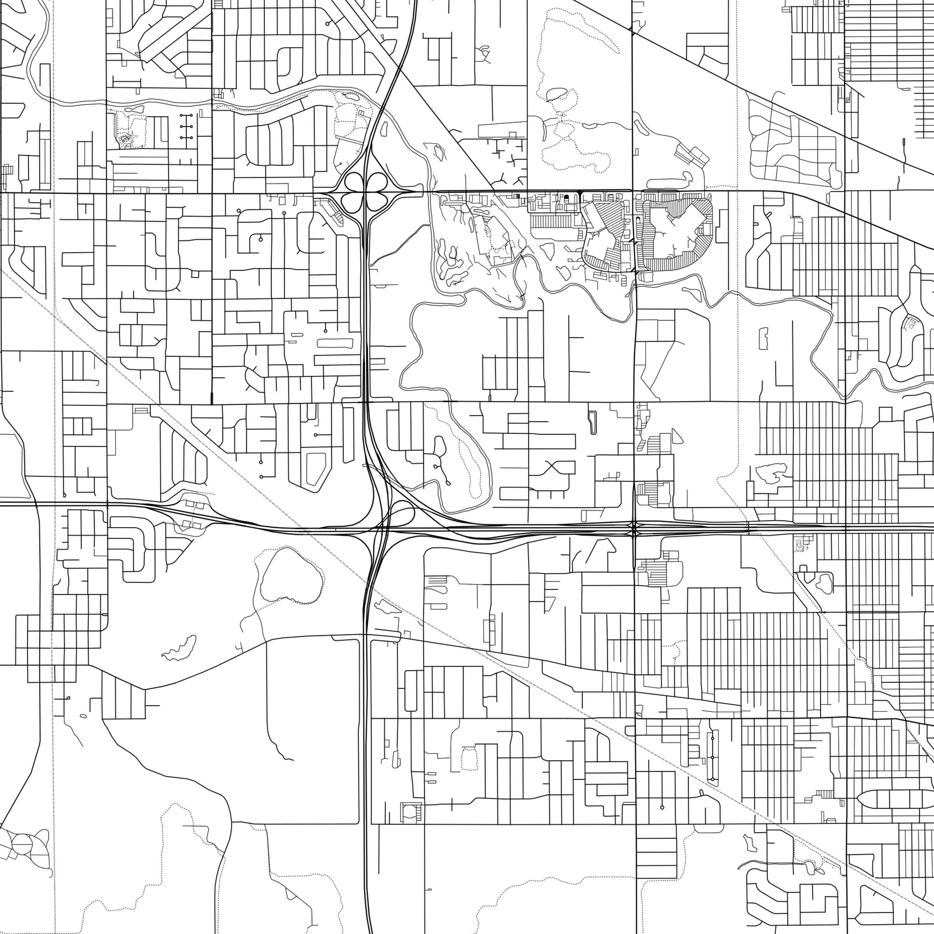 Lansing Map Print, Lansing Map Poster Wall Art, Il City Map, Illinois ...