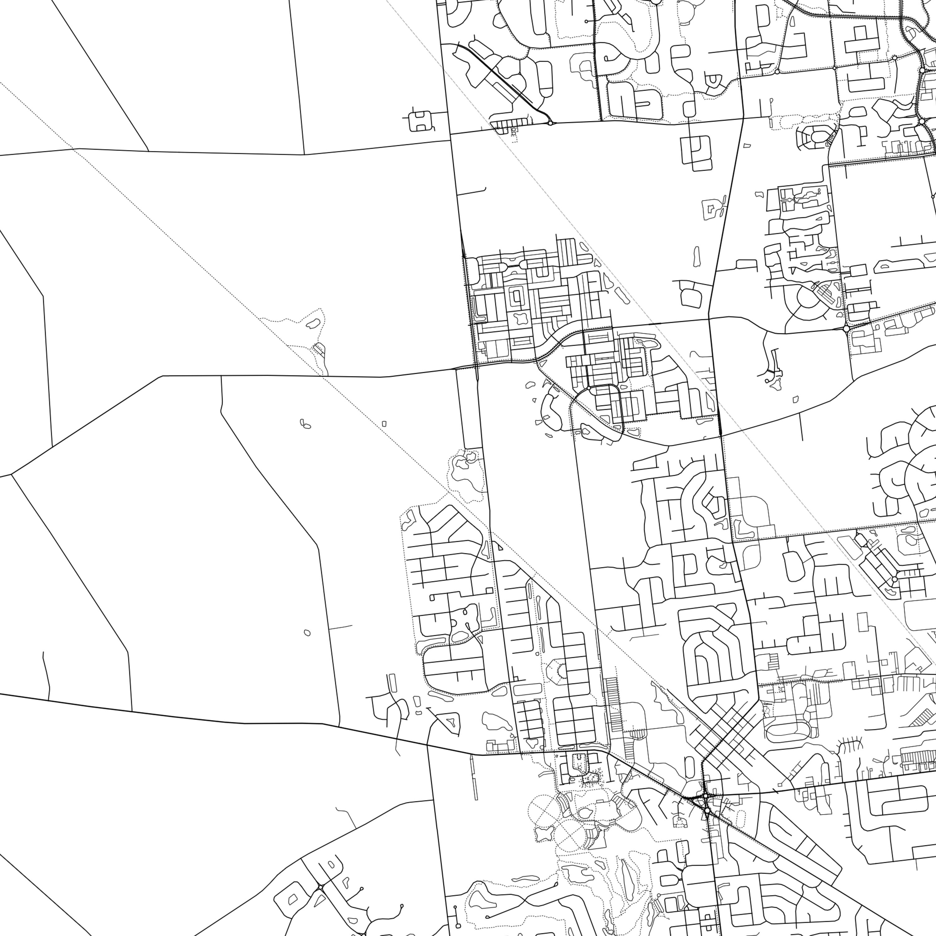 Hilliard Map Print Hilliard Map Poster Wall Art Oh City Map | Etsy