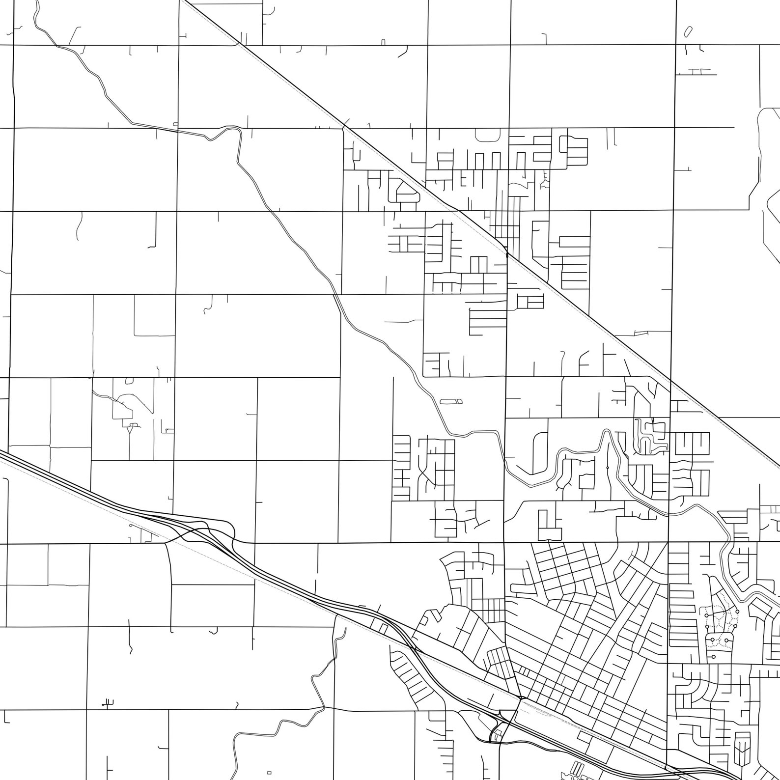 Atwater Map Print Atwater Map Poster Wall Art Ca City Map | Etsy