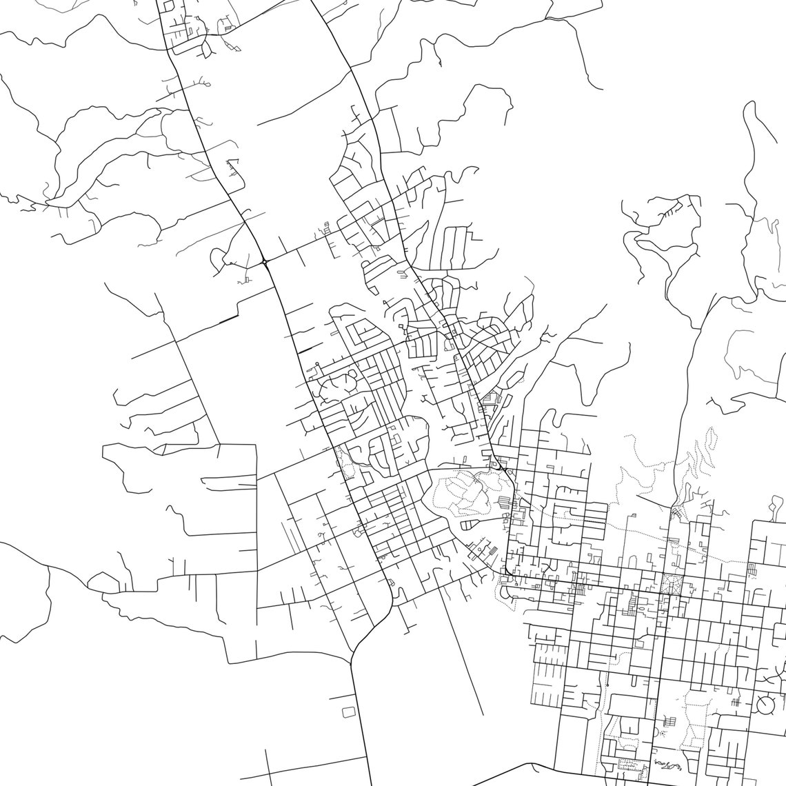 Sonoma Map Print, Sonoma Map Poster Wall Art, Ca City Map, California ...