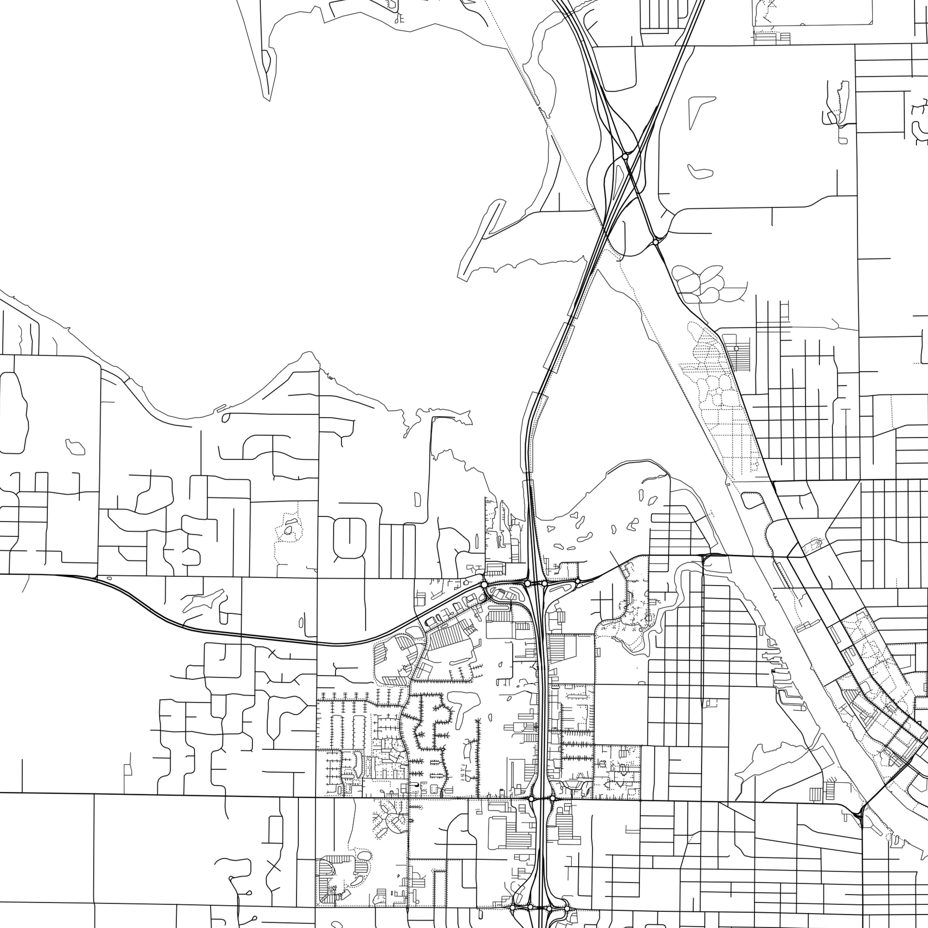 Oshkosh Map Print Oshkosh Map Poster Wall Art Wi City Map | Etsy