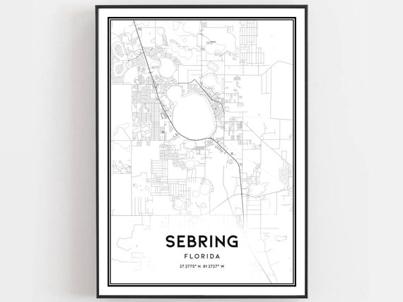 Map Sebring Florida Sebring, Florida Street Map
