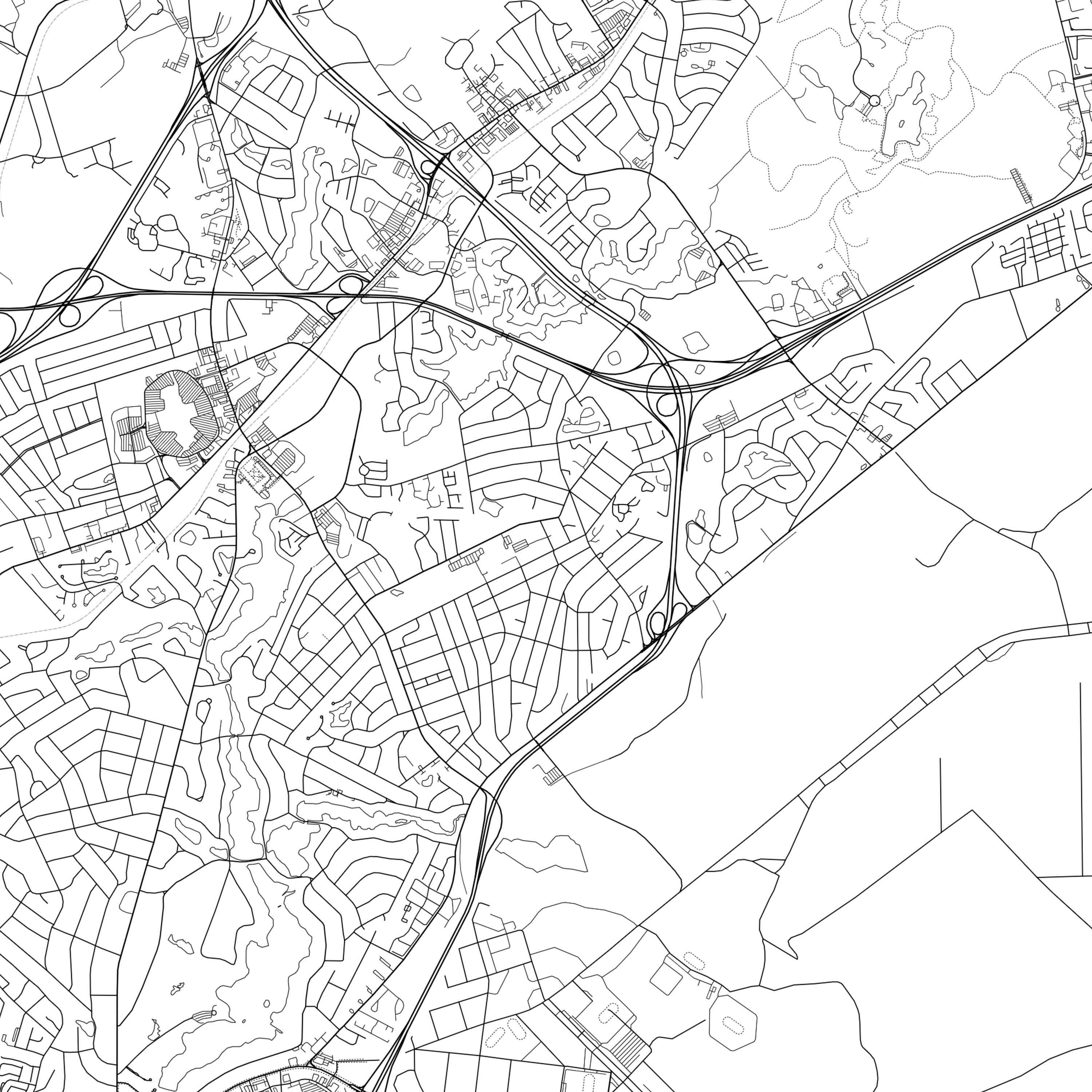 Columbia Map Print Columbia Map Poster Wall Art Sc City Map - Etsy