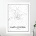 East Liverpool Map Print, East Liverpool Map Poster Wall Art, Oh City ...