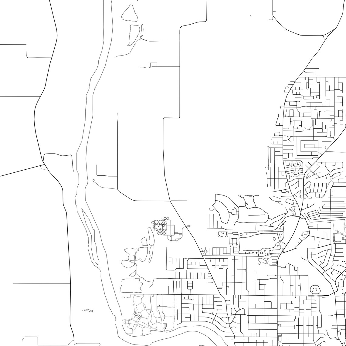 Keizer Map Print Keizer Map Poster Wall Art or City Map | Etsy