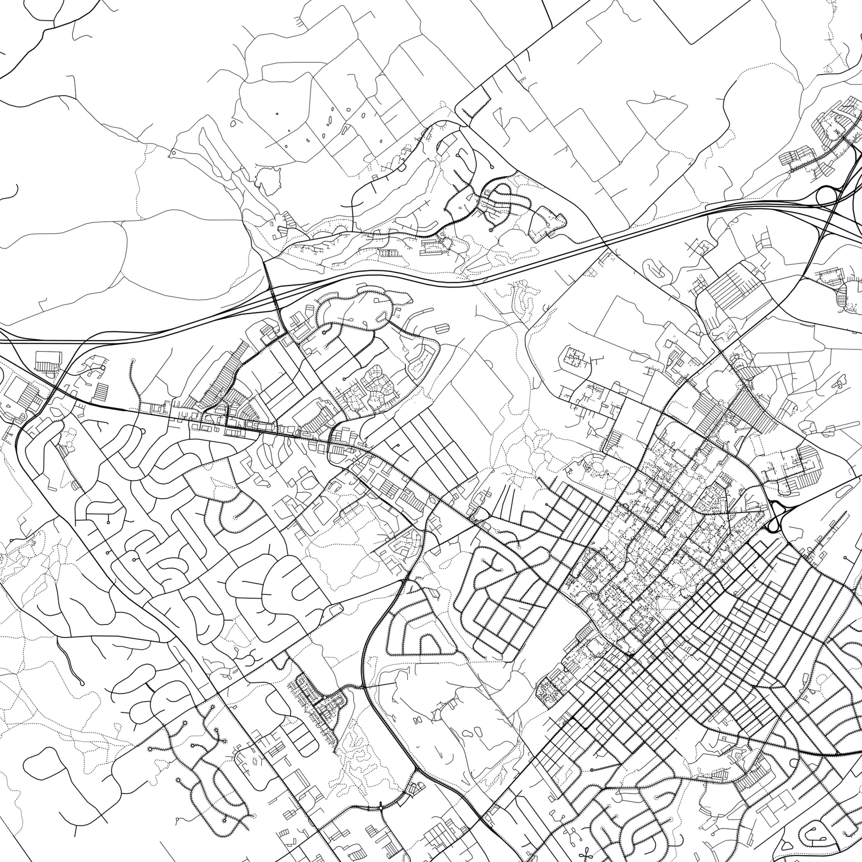 State College Map Print State College Map Poster Wall Art Pa - Etsy