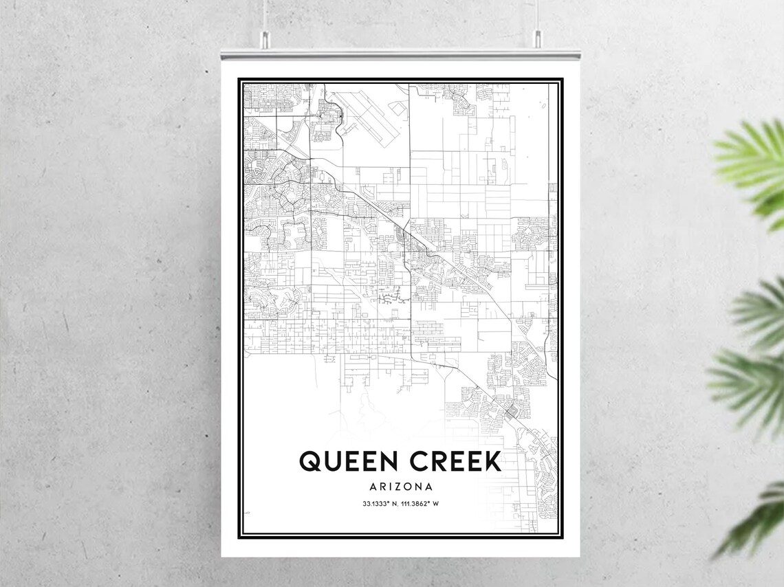 Map Of Queen Creek Arizona